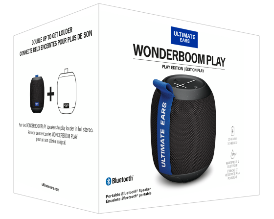 Ultimate Ears WONDER­BOOM PLAY - Super-portable Bluetooth Speaker
